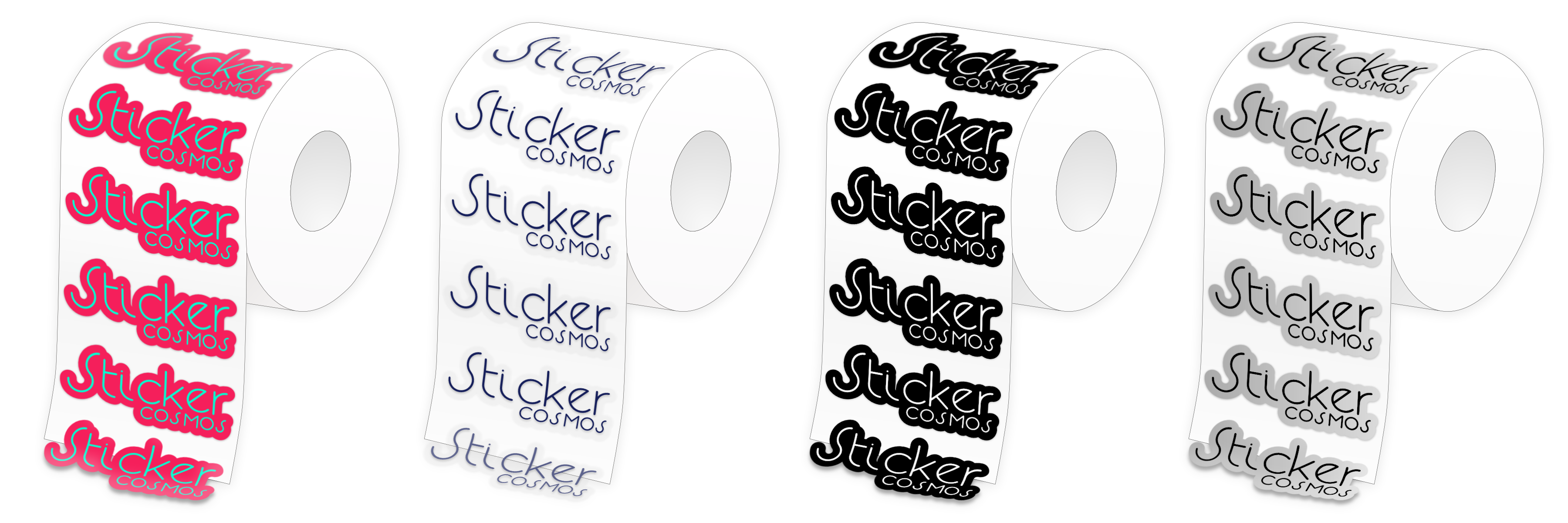 CUSTOM LABELS ON ROLLS – Sticker Cosmos