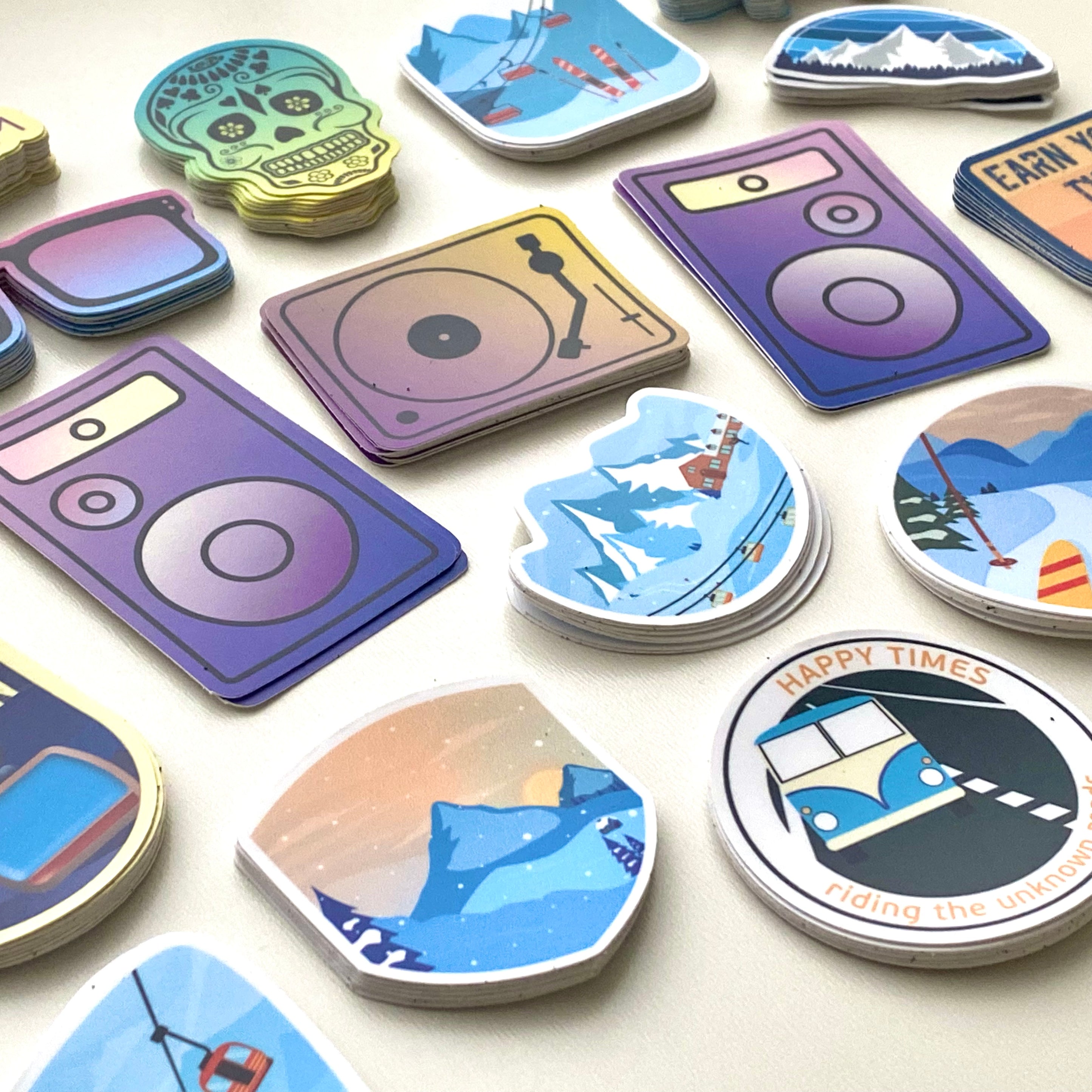 EARN YOUR TURN – Sticker Cosmos